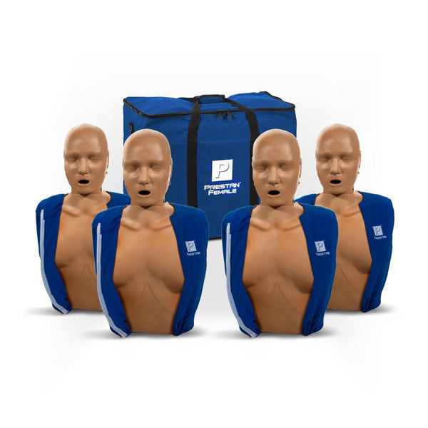 Prestan Female Adult CPR Training Manikin, 4 Pack – GTSimulators.com