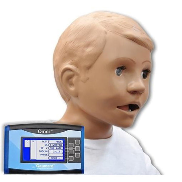 5-Year CPR Simulator w- I.V. Arm, I.O Access and OMNI® Code Blue, Dark ...