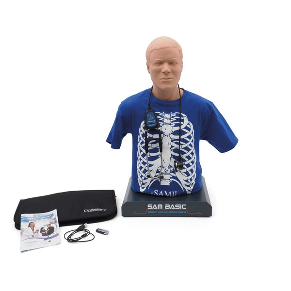 SAM BASIC® - Adult Auscultation Trainer with SimScope Wi-Fi Training S ...