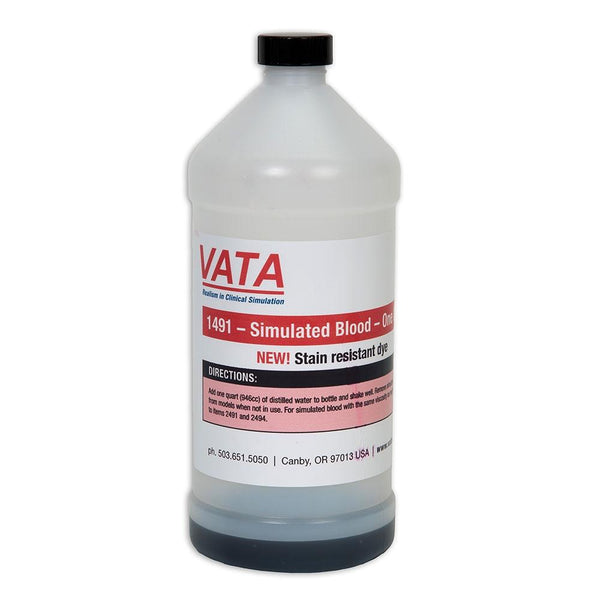 Simulated Blood - One Quart - New Stain Resistant – GTSimulators.com